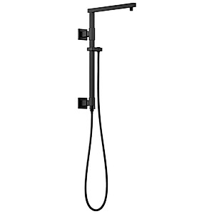 DELTA FAUCET 58410-BL Emerge 18" Angular Shower Column, Matte Black