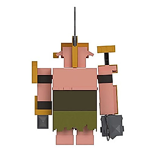 Mattel Minecraft Toys, Legends 3.25-inch, Action Figures Portal Guard with Attack Action and Accessory Collectible Gift for Kids