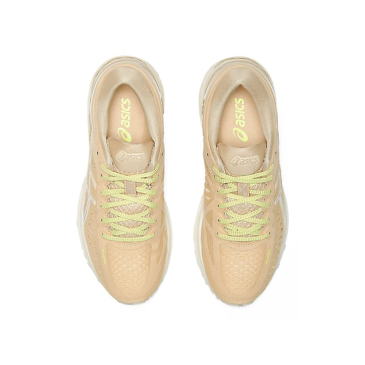 ASICS Women's MetaRun Running Shoes, 6, Dune/Feather Grey