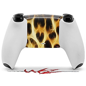WraptorSkinz Skin Wrap compatible with Sony PS5 DualSense Controller Fractal Fur Leopard (CONTROLLER NOT INCLUDED)