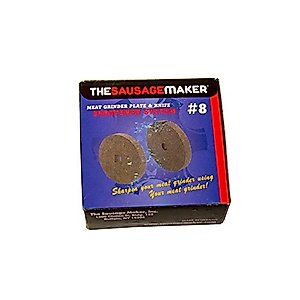 Meat Grinder Knife and Plate Sharpening System (Fine Grind, #8 Meat Grinder Knife and Plate Sharpening System)