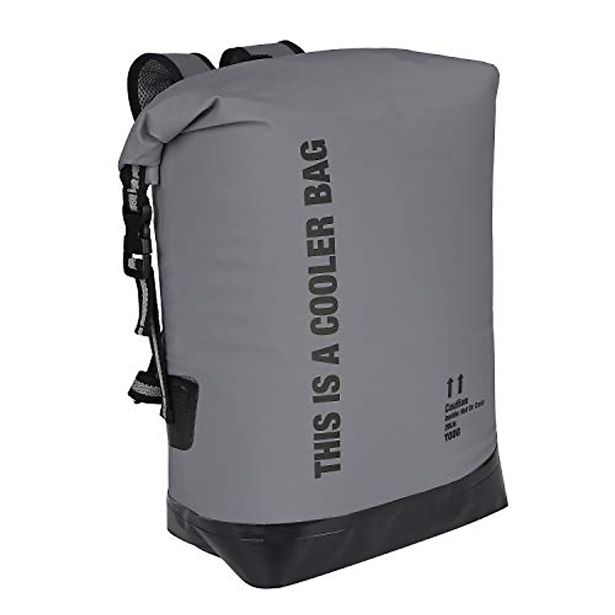 Yodo 20L Waterproof Dry Bag Roll Top Floating Insulated Cooler Backpack for Travel, Boating, Kayaking, Swimming, Fishing, Camping,Beach,Gray