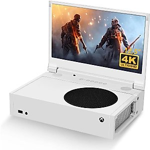 G-STORY 12.5‘’ Portable Monitor for Xbox Series S 4K Portable Gaming Monitor IPS Screen for Xbox Series S（not Included） with Two HDMI, HDR, Freesync Game Mode Travel Monitor (4K for Xbox Series S)