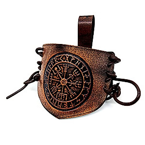 Beer horn mug Game of thrones Brass adorned vikings horn Medieval Drinking Horn with attractive leather belt (HBM-580)