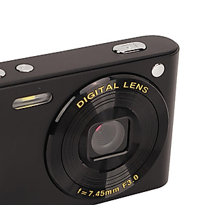 HD Digital Camera, Auto Focus Portable Small Camera 1080P Video Resolution Plastic and Metal 8X Zoom 2.7 in for Gift