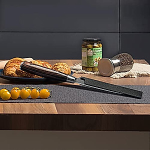 N//A 11pcs-Knife Edge Guards-Universal Blade Covers - Extra Strength, ABS Plastic and BPA-Free Felt Lining, non-Toxic and Food Safe（Knives Not Included） Black