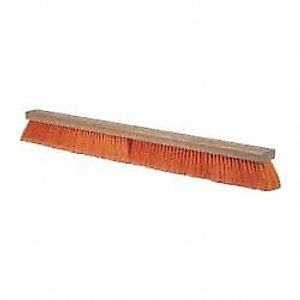 PRO SOURCE Bolt-On Push Broom Head: Orange Polypropylene Bristles, 36" Wide