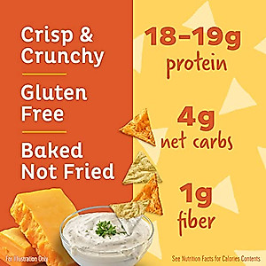 Quest Nutrition Tortilla Style Protein Chips Bundle, Ranch & Nacho Cheese, Baked, High Protein, Low Carb, Gluten Free, 1.1 oz, 24ct