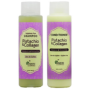 Pistachio & Collagen Shampoo + Conditioner 16oz Duo
