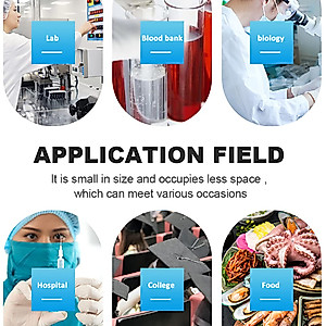 -86°C Ultra-Low Temperature Freezer 28L Lab Cryogenic Freezer -123 °F Samples Flash Freezer for Laboratory Samples Storage (28L)