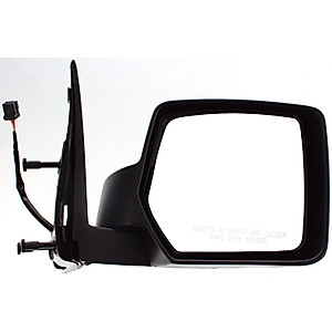 Kool Vue Passenger Side Power Non-Heated Mirror for Jeep Liberty 2008-2012 Textured