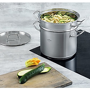Kuhn Rikon "Montreux" With Insert 6.5 L Pasta Pot, 8.66", Silver
