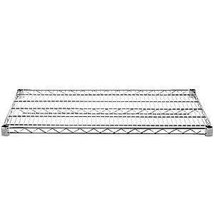 Commercial Chrome Wire Shelving 24 x 48 - NSF (2 Shelves)