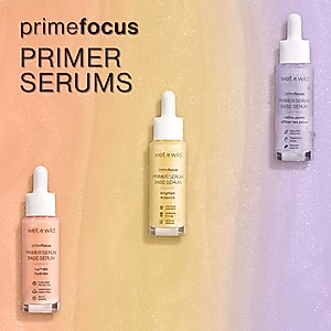 wet n wild Prime Focus Pore Minimizing Facial Serum Primer Makeup Extending | Reduces Pores | Improves Skin Texture | Exfoliates | Retinol Alternative, Hydrating