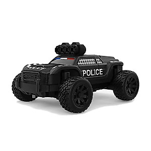 Helidirect Turbo Racing C82 1/76 Scale 2.4GHz Mini RC Car Police 2WD RTR Off-Road On Road Indoor Track Car - Remote Control Car, RC Car, RC Sport Car, RC Mini Monster Truck 1/76 Scale (HELIDIRECT)