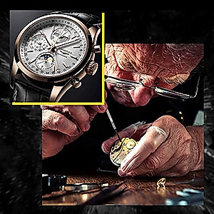 Magnetic Eyeglass Repair Kit, Glasses Repair Kit with Eyeglass Screws Include Nose Pads, Precision Screwdriver Tool Set and Tweezers for Eyeglasses, Sunglasses, Watch Clock Spectacle Repair