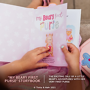 Tickle & Main My Beary First Purse, 9-Piece Gift Set Includes Purse, Storybook, and Accessories for Toddlers Ages 1-4 Years Old