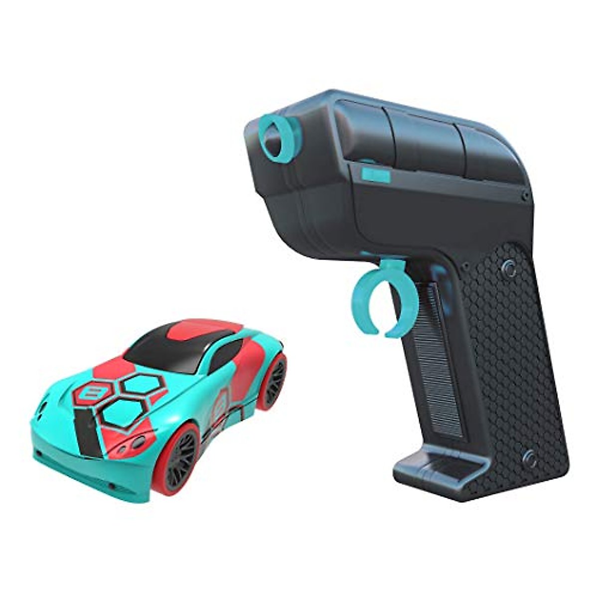 Tracer Racers Second Generation 2.4 GHz R/C High Speed Radio Control 1:64 Scale Race Add-on Car - Teal