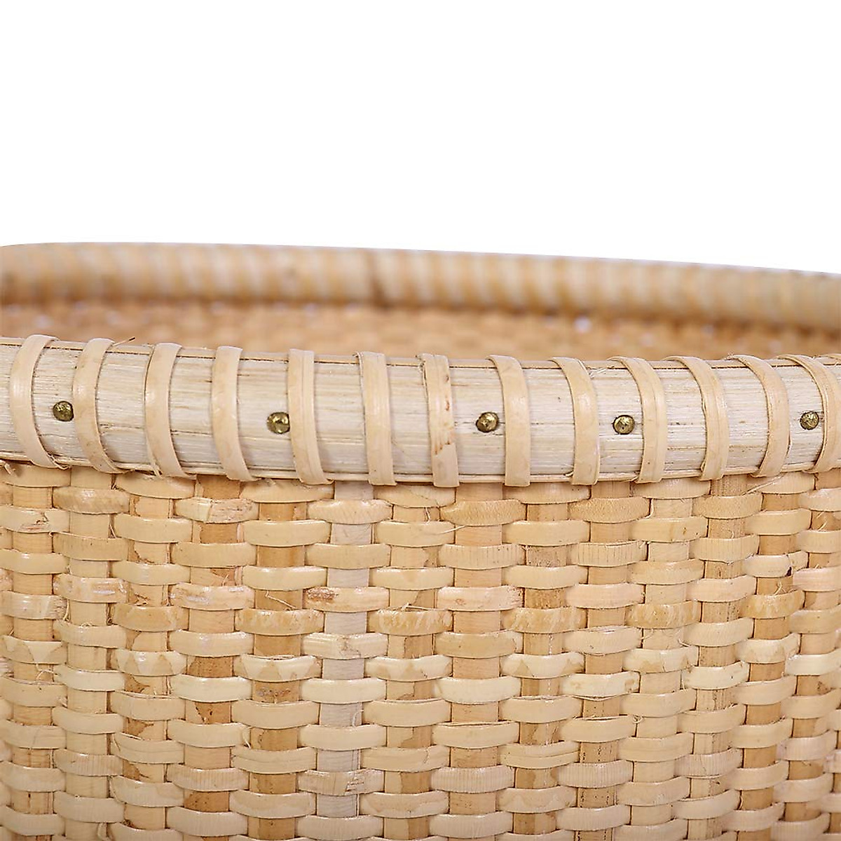 Teng Tian Nantucket Basket Basket Tea Fruit Basket handicraft Storage Basket Desktop Organizer Woven Rattan Handwoven rattanStorage Basket and Home Organizer Bins