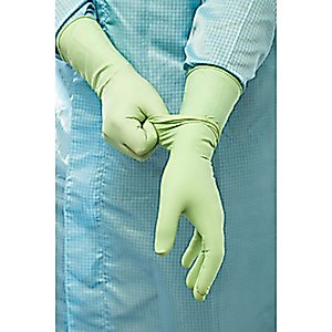 Ansell BSNS-70 BioClean Supreme Sterile Neoprene Glove, 12" Length, Hand Specific, Mint Green, Size 7.0 (Pack of 200)