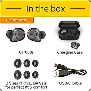 Jabra Elite 85t - Titanium Black (Renewed)