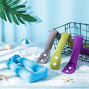 Cooling Neck Wrap Summer Cooling Scarf Cool Scarf Neck Wrap Headband Bandana (blue, purple, gray, green, 4)