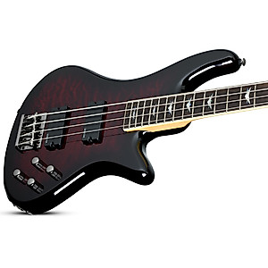 Schecter Stiletto Extreme 4 Bass Guitar - Black Cherry