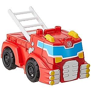 Transformers Playskool Heroes Rescue Bots Academy Classic Heroes Team Heatwave The Fire-Bot Converting Toy, 4.5-Inch Action Figure, Kids Ages 3 and Up