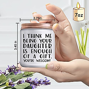 Mom Gifts from Daughter for Dad - Funny Birthday Gifts for Mom Women Christmas Thanksgiving&Mother's Day Gift Lavender Candle