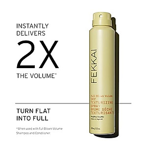 Fekkai Full Blown Volume Texturizer - 5.5 oz - Dry Texturizing Spray - Delivers 2X the Volume for Up to 8 Hours - Free of Sulfates, Parabens, Phthalates - Vegan, Cruelty-Free