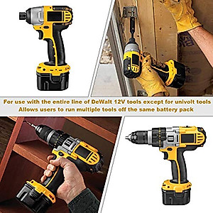 VANON [Upgraded to 4800mAh] Ni-MH 12V DW9071 DC9071 Replacement for Dewalt 12Volt Battery DW9072 DE9037 DE9071 DE9072 DE9074 DE9075 152250-27 397745-01,2-Pack