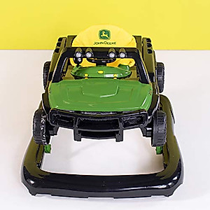 John Deere 4-in-1 Gator Baby Walker, Push Walker Activity Center, Authentic Gator Design, Easy Fold Frame, Green Age 6 Months+