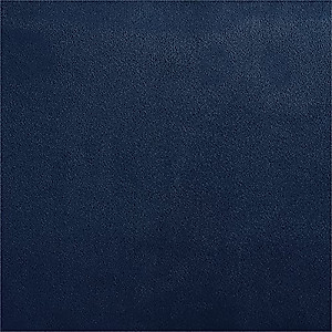 Devion Furniture Modern Velvet Sectional Sofa in Blue/Gold Legs