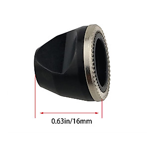 Ruiwaer 2PCS Quick Release Rod Nut M5 Screw Non-Slip Nut Mountain Bike Quick Release Shaft All Aluminum Alloy Nut Bicycle Quick Release Lever Nut Fixed Gear Road Bike Modified Parts, Black