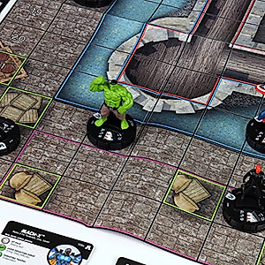 Marvel HeroClix Battlegrounds: Avengers vs Masters of Evil Game | 10 Miniatures