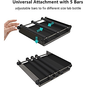 LAB FISH Digital Orbital Shaker Table Adjustable Speed 40-200RPM,Workplate 9.85"x9.85" Capacity 2KGS,Laboratory Orbital Rotator Shaker with Timer(1min-23h59min) & Continuous Mode for Chemical