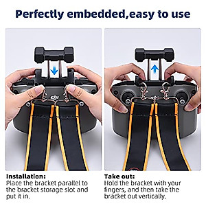 HeiyRC Dual Hooks Neck Strap for DJI AIR 3/Mini 2/Air 2S/Mavic 3/Air 2/Mini 3 Pro Remote Controller Anti-Fall Lanyard Mount (Please Don't Disturb Me When I'm Flying The Drone)