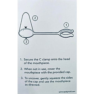 Generic Incentive spirometer cap- SpiroCap- covers The mouthpiece of The incentive spirometer breathing device. Keeps The mouthpiece clean and protected.