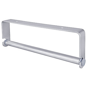 8T8 Sealer Bags Roll Holder ,Paper Towel Holder Under Cabinet [with Self Adhesive + Drill Screws], Wall Mounted for Kitchen, Bathroom, Large Rolls