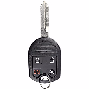 KeylessOption Keyless Entry Remote Fob Uncut Blank Ignition Car Key Remote Start for CWTWB1U793