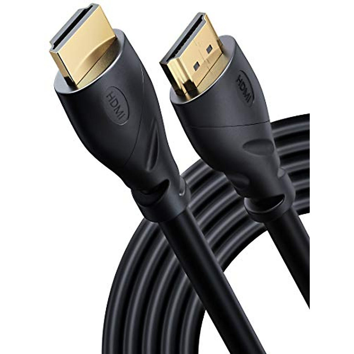 PowerBear 4K HDMI Cable 25 ft | High Speed, Rubber & Gold Connectors, 4K @ 60Hz, Ultra HD, 2K, 1080P, & ARC Compatible for Laptop, Monitor, PS5, PS4, Xbox One, Fire TV, Apple TV & More