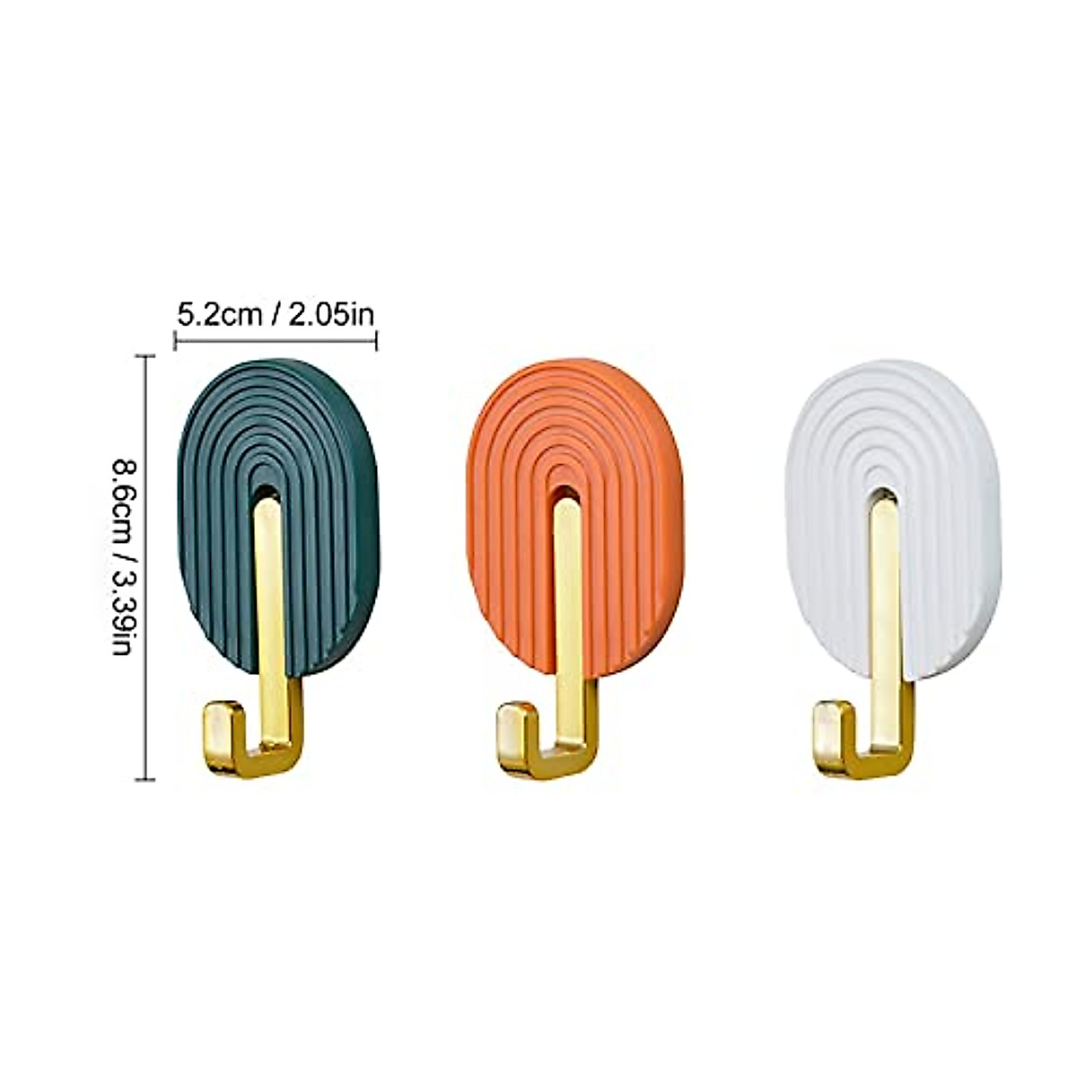 Bsxgse Creative Wall Hook Hand Heart Wall Hanger No Drilling Easy to Install Hooks Strong Adhesive Cute Ornament Decorative Wall Hooks Quilt Wall Hangers 36 Inches (Green, One Size)