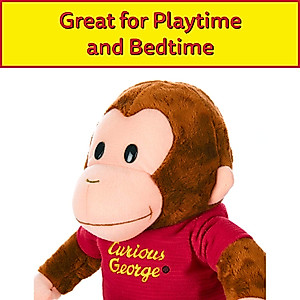 KIDS PREFERRED Curious George Monkey Plush - Classic George 12" Stuffed Animal