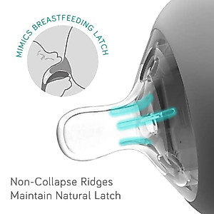 Nanobebe 2-Pack Silicone Medium-Flow Nipples