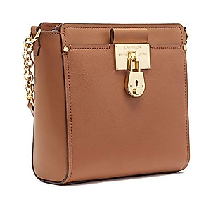 Calvin Klein Camille Organizational Daytona Crossbody, Caramel
