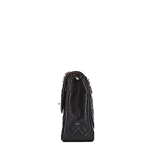 CHANEL, Pre-Loved Black Quilted Lambskin Paris Limited Double Flap Small, Black