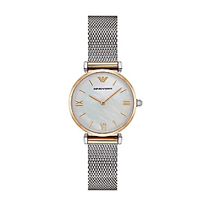Emporio Armani Women's AR2068 Retro Two Tone Quartz Watch