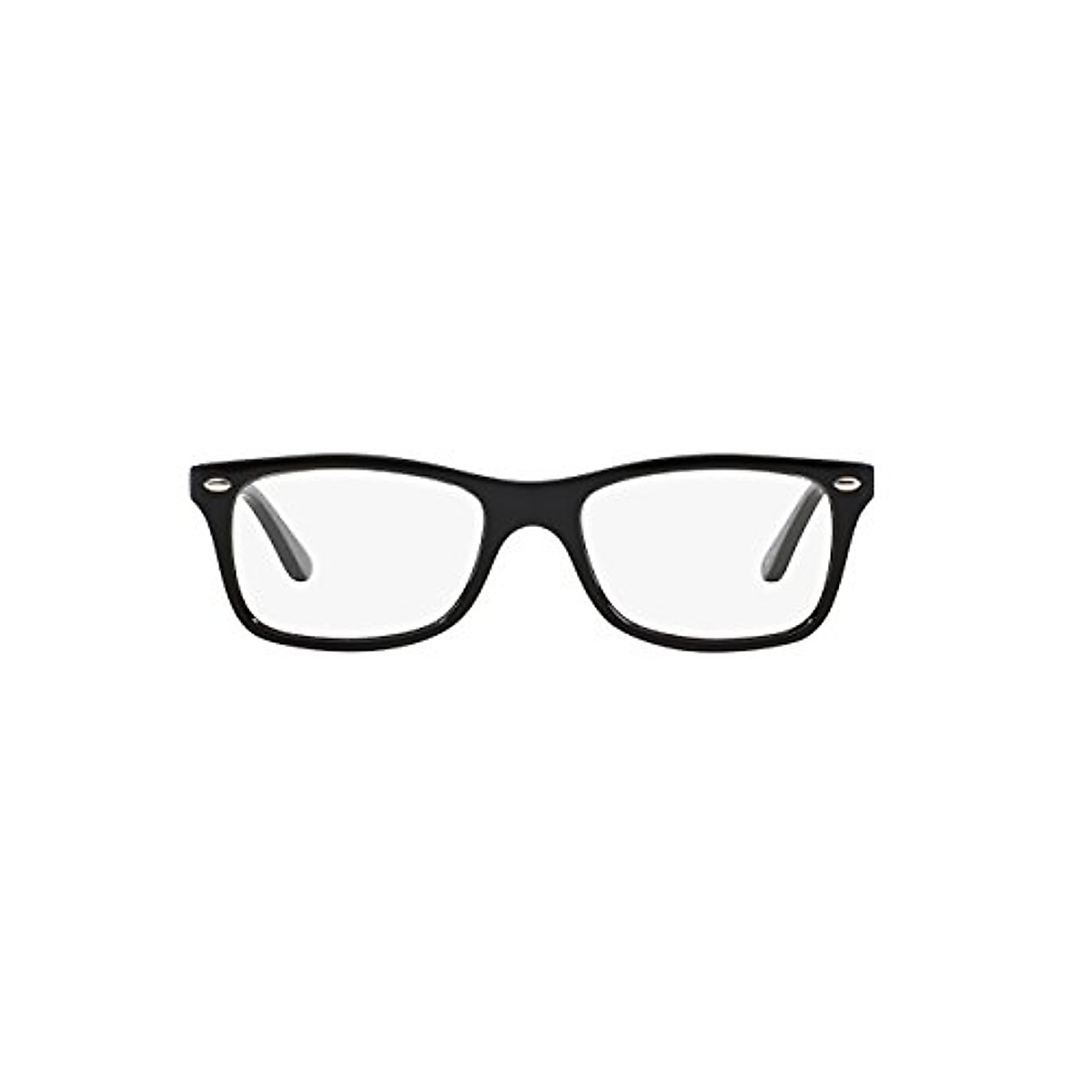 Ray-Ban RX5228 Square Prescription Eyeglass Frames, Black/Demo Lens, 55 mm