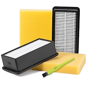 Filter Pack for Bissell CleanView Upright Vacuums 1008 9595A, 1819, 1822, 1825, 1831, 1330, 1332 Replacement Filters Kit.2 Pre-Motor Foam Filter and 2 Post-Motor Filter.