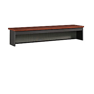 Sauder Via Hutch, L: 59.45" x W: 14.57" x H: 11.65", Classic Cherry Finish